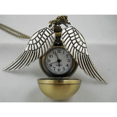 Harry Potter Golden Snitch Steampunk Pocket Watch for $3.59 - Shipped